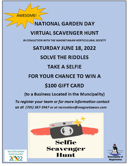NATIONAL GARDEN DAY VIRTUAL SCAVENGER HUNT - Municipality of Magnetawan