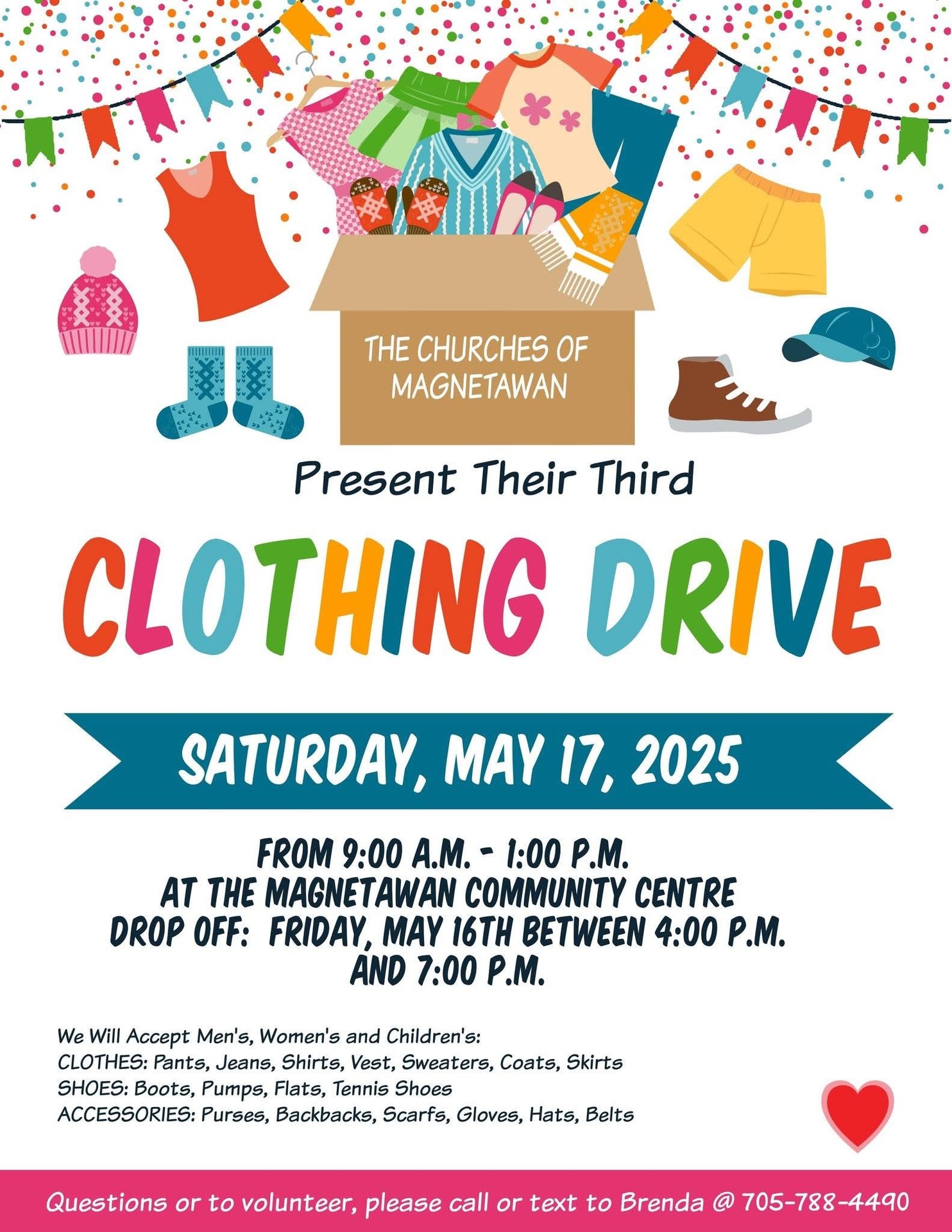 THE CHURCHES OF MAGNETAWAN THIRD ANNUAL CLOTHING DRIVE - Municipality ...