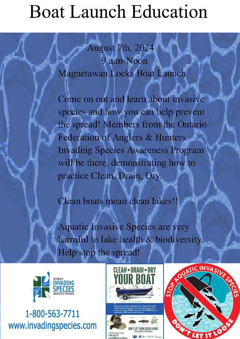 BOAT LAUNCH EDUCATION - Municipality of Magnetawan