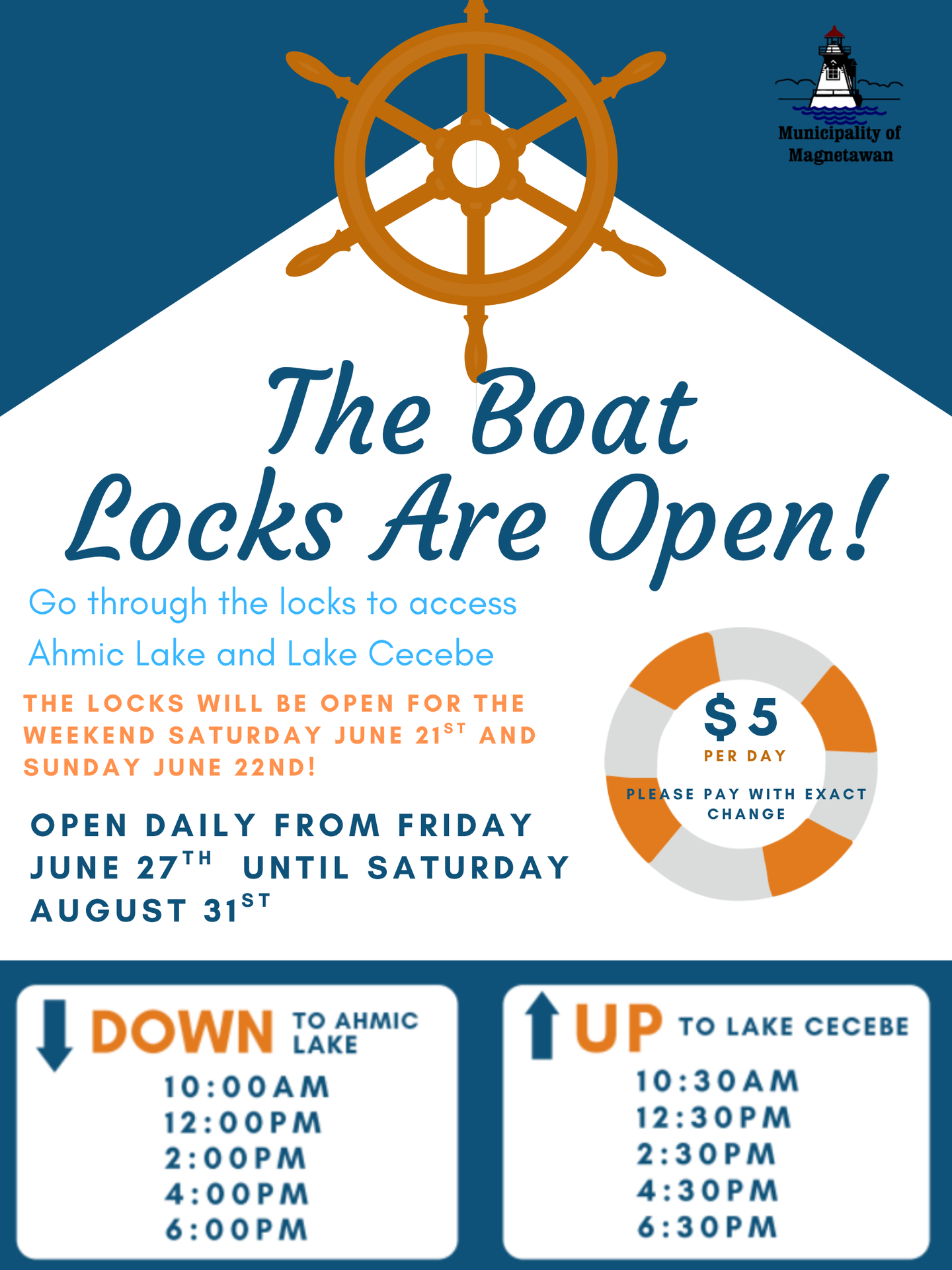 Dams & Locks - Municipality of Magnetawan