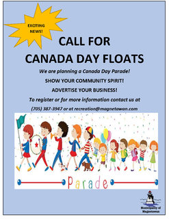 CALL FOR CANADA DAY FLOATS - Municipality of Magnetawan