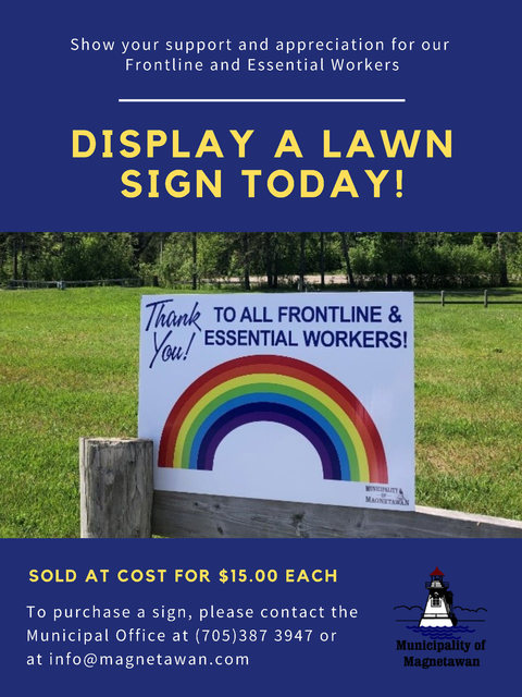 Essential Worker Support Signs! - Municipality of Magnetawan